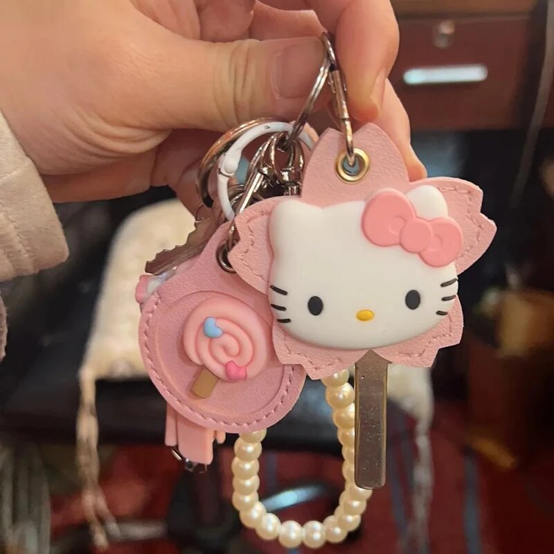 Аниме брелок Hello Kitty MINISO Белый, A — фото 1