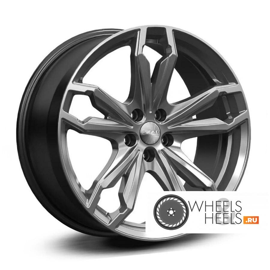 Диск автомобильный литой Скад Гранада 19x9 5x120 et24 dia72.6 Графитовый