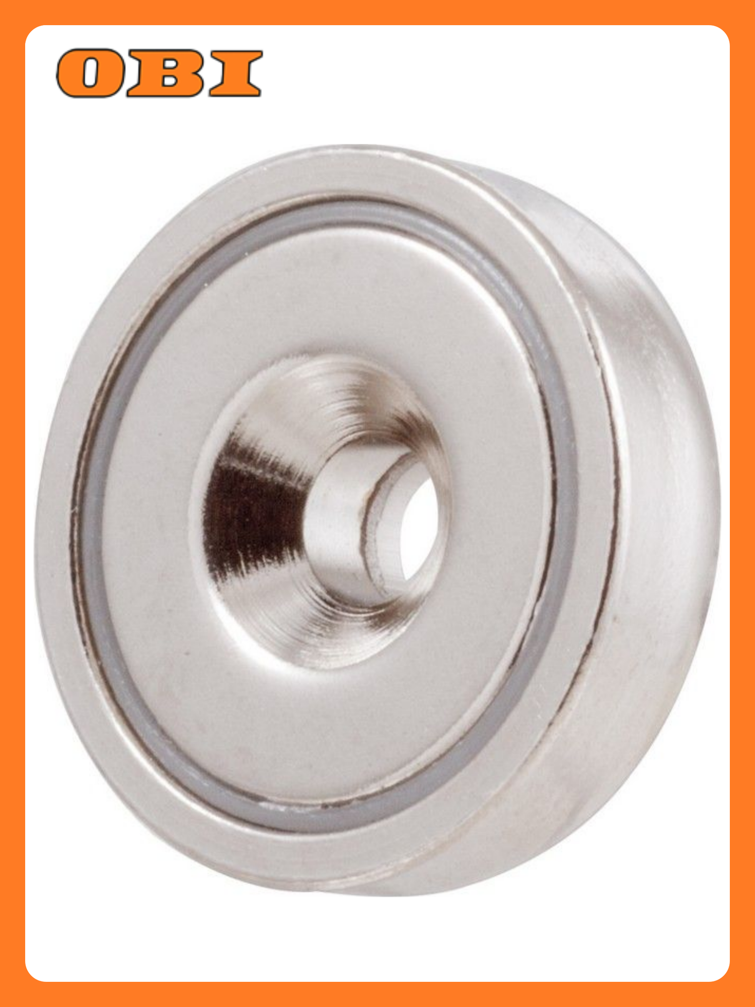 Магнитное крепление Forceberg с отверстием для самореза А25, 2 шт