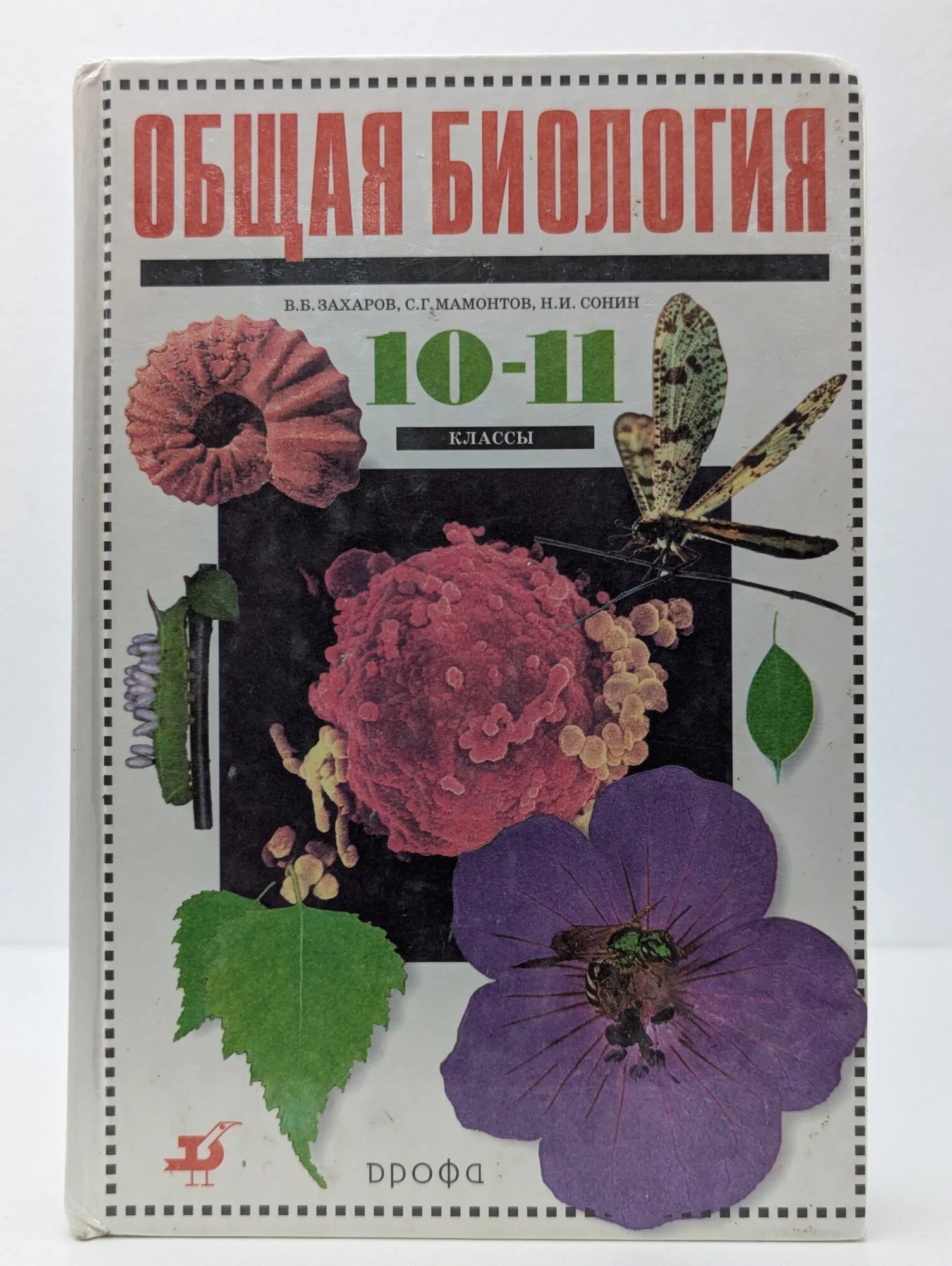 Общая биология. Учебник для общеобразовательных учебных заведений. 10–11 классы Захаров Валентин Борисович, Мамонтов Сергей Георгиевич, Сонин Игорь Николаевич 2002