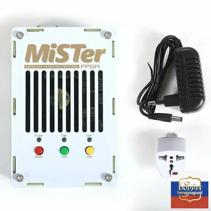 Игровая консоль Mister "FPGA Cyclone V", с 32ГБ TFA, VGA, RTC, CR1220, белая