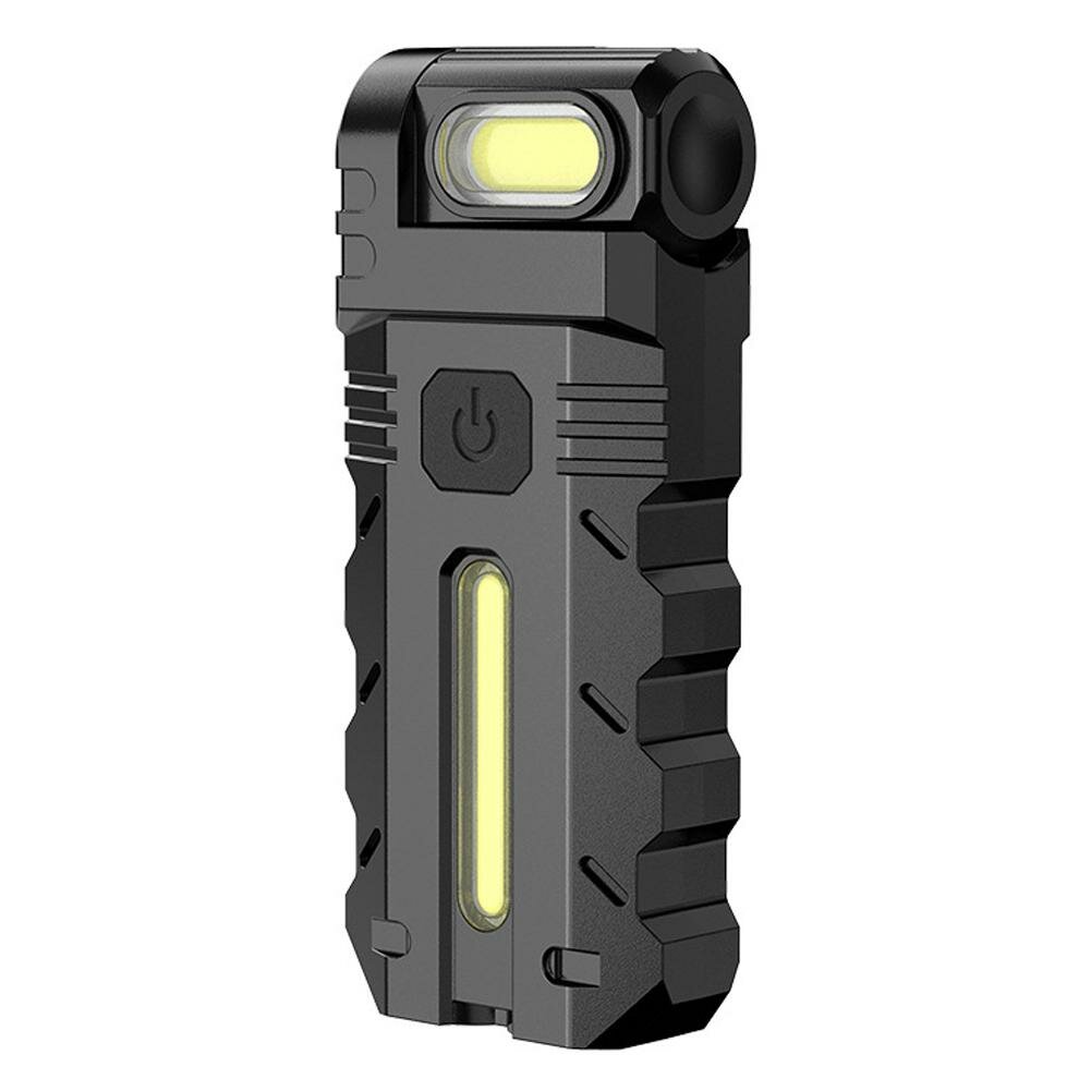 Тактический фонарик LED с лазерной указкой, USB-C, 1000 люмен, магнитный, для кемпинга и ЧС