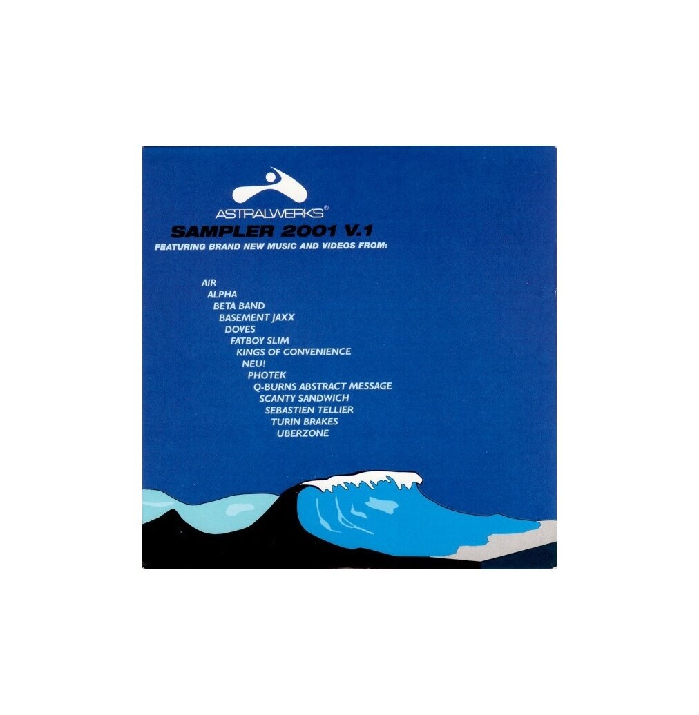 Диск ASTRALWERKS SAMPLER 2001 V.1(DIGISLEEVE) (1 CD)