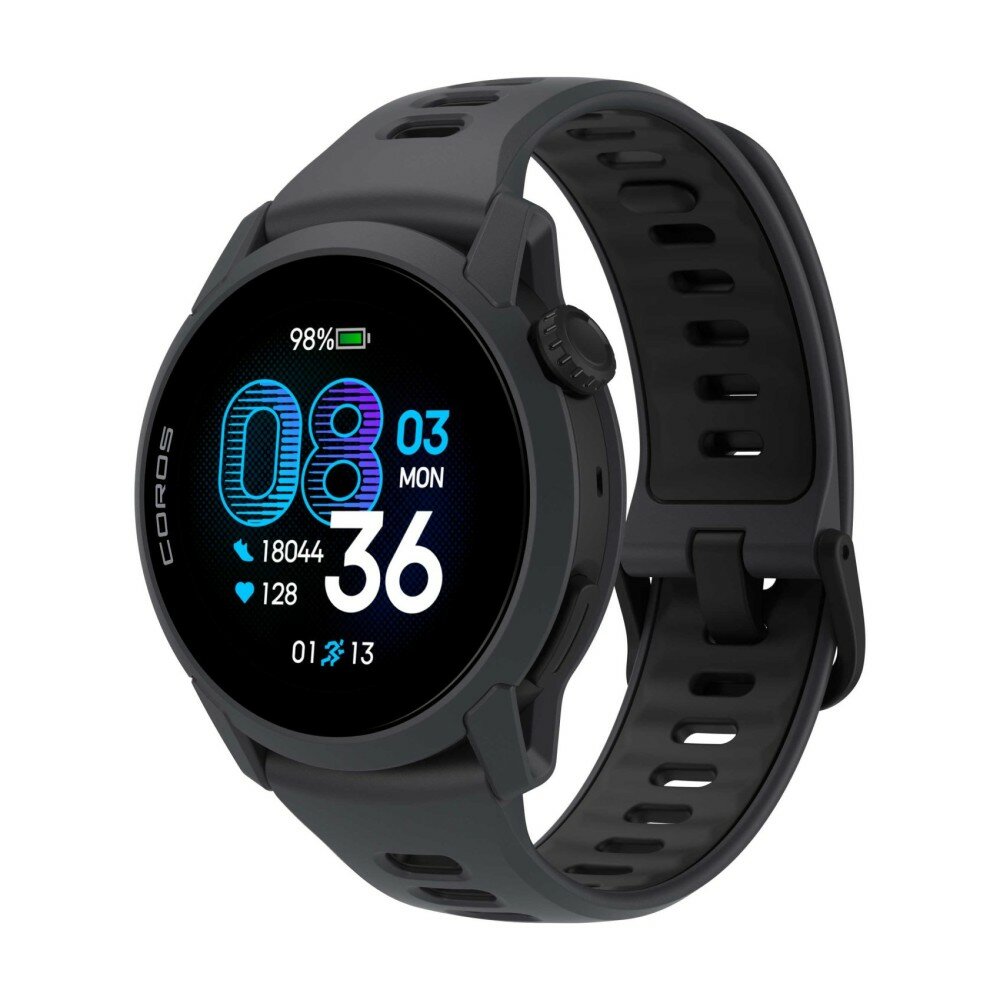 Умные спортивные часы Coros Pace 4 Black Silicone с AMOLED-экраном