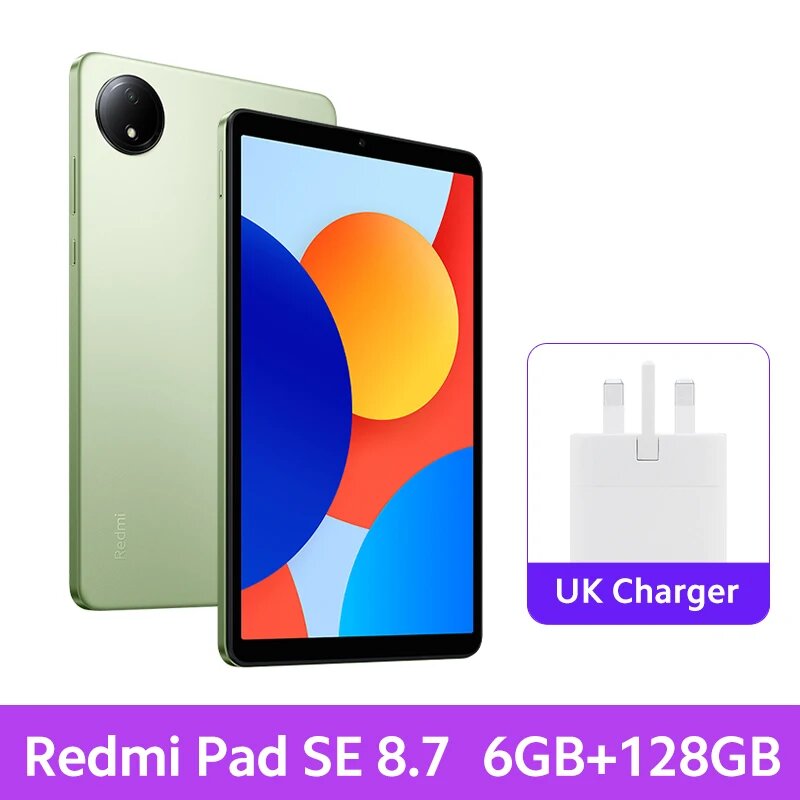 Планшет Xiaomi Redmi Pad SE, 6", 6/128ГБ, Wi-Fi, Android