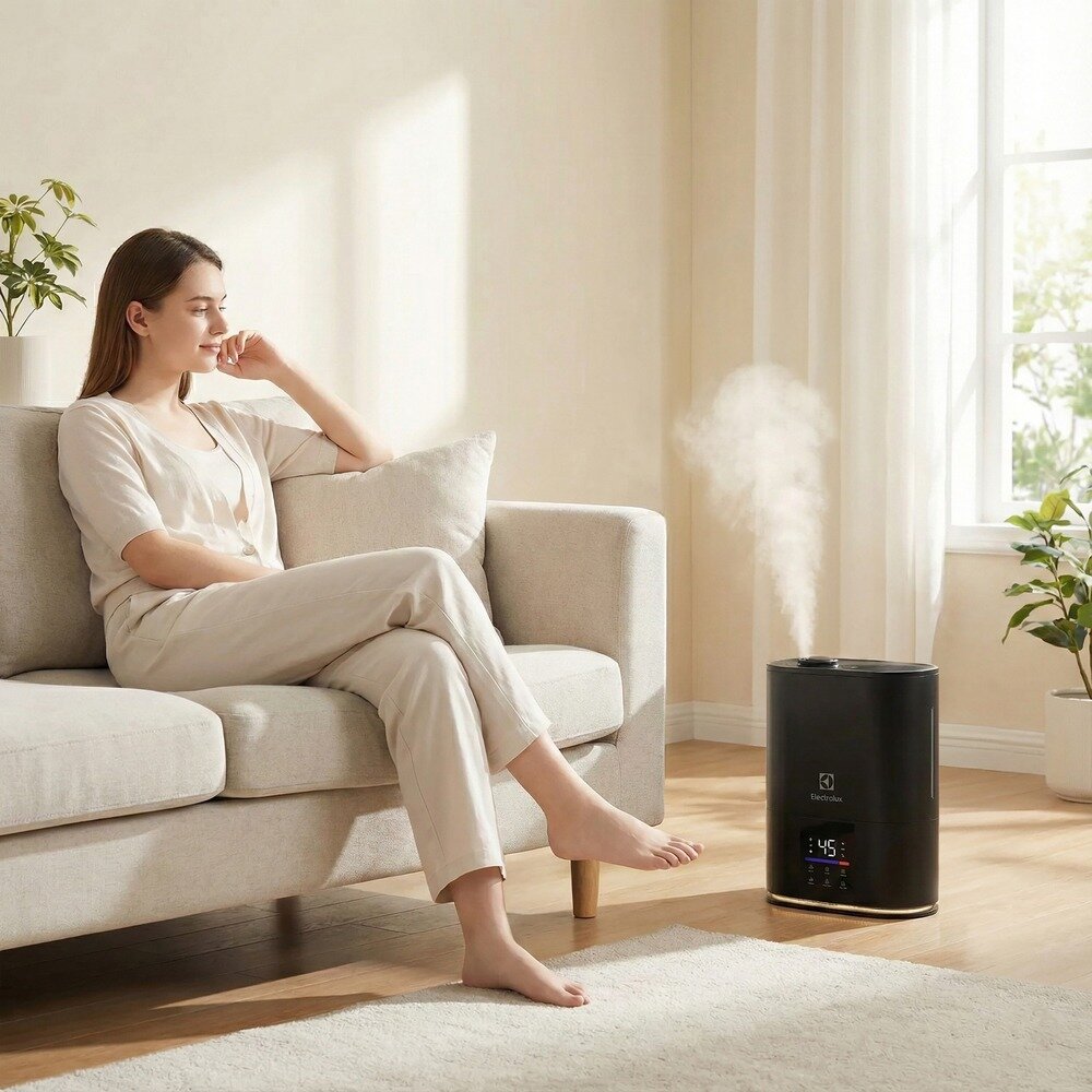 Увлажнитель воздуха Electrolux EHU-5310D, ультразвуковой, УФ-лампа, 4 скорости, 500мл/ч, 6л — фото 1