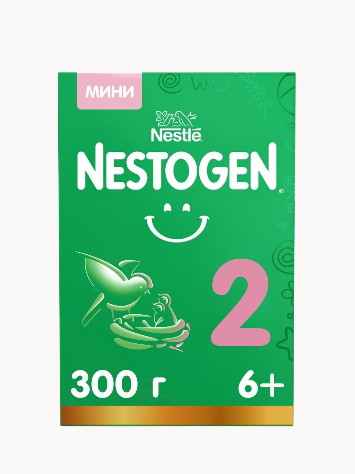 Смесь Nestogen (Nestlé) 2 Premium для регулярного мягкого стула, с 6 месяцев, 300 г