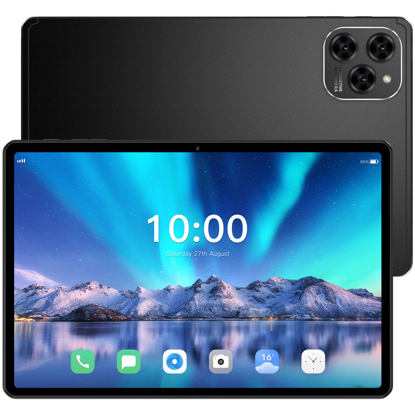 Планшет 16 Pro Pad, 10,1", 16ГБ/1ТБ, Android 15 , батарея 10 000 мАч , 5G, Wi-Fi, Черный