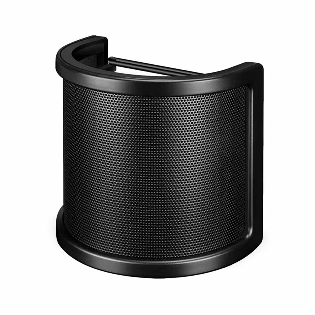 Поппинг-фильтр, двухслойный металлический сетчатый слой, крышка ветрового стекла микрофона, аксессуары для защиты ручного микрофона