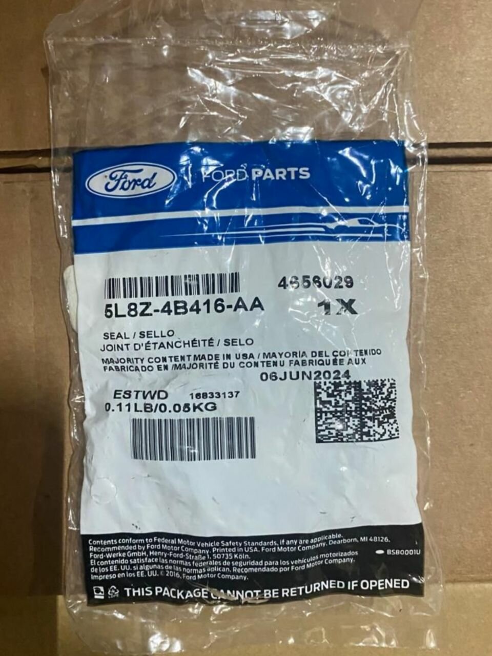 Сальник передней оси Ford 5L8Z4B416AA