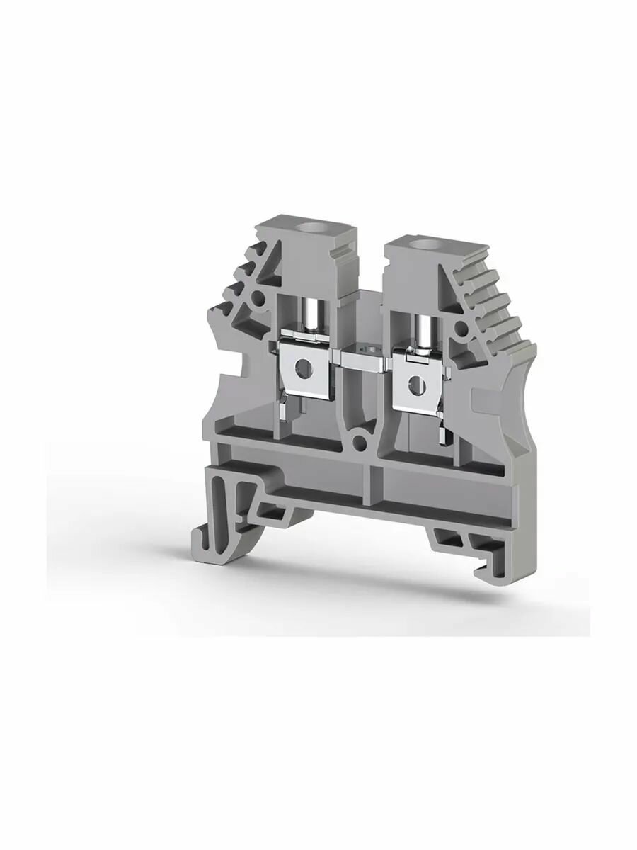 Клеммник на DIN-рейку 4мм. кв. (серый) AVK4(RP) Klemsan 304130RP