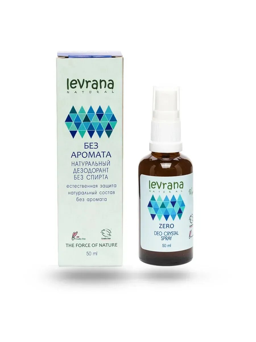 Levrana дезодорант zero без запаха 50 мл