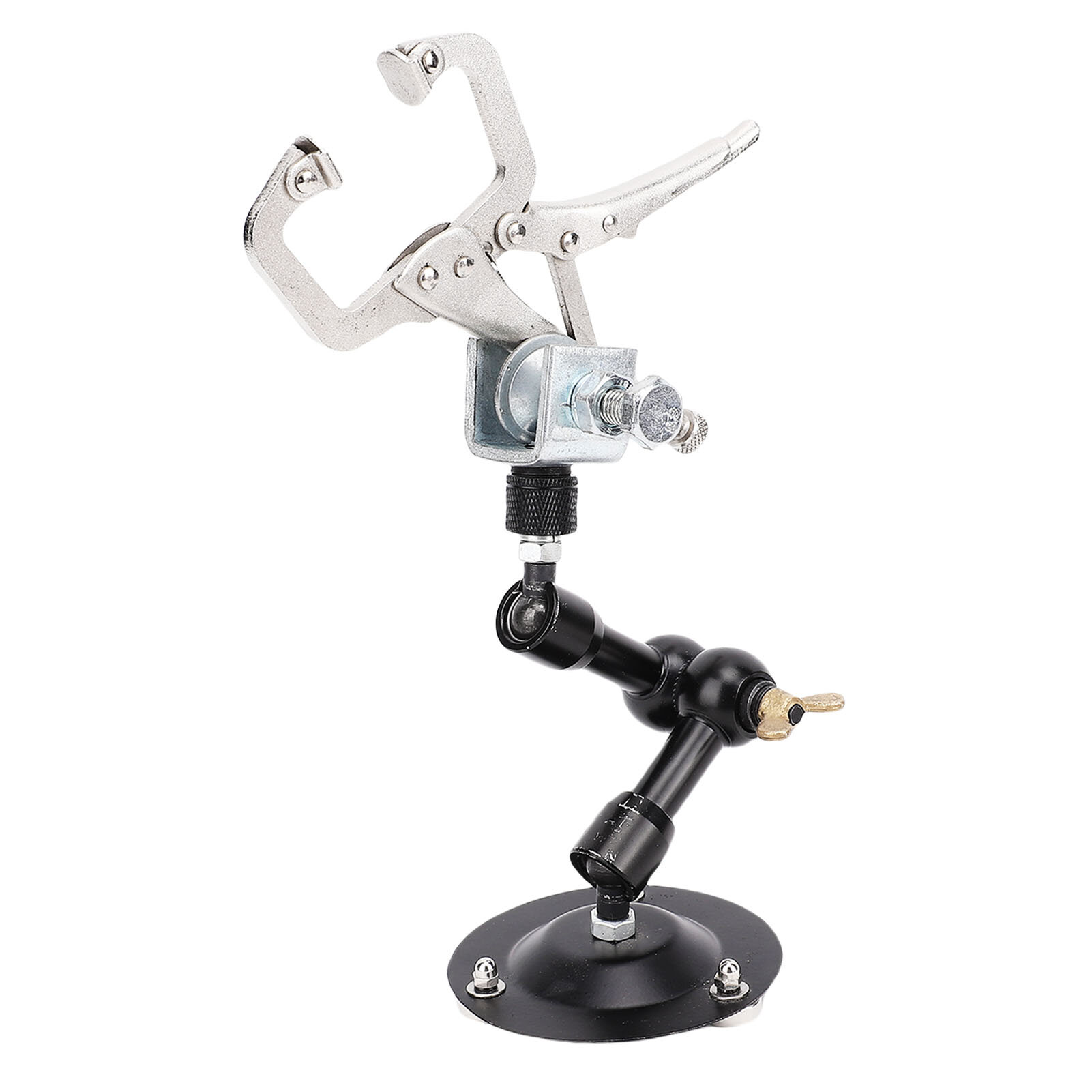 Держатель для пайки "третья рука" с квадратным зажимом, универсальный регулируемый держатель повышенной прочности для ремонта электроники.