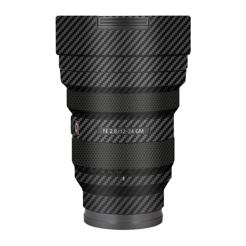 Крышка объектива Sony FE 12-24mm F2.8 GM с черным покрытием из карбонового волокна - полная защита
