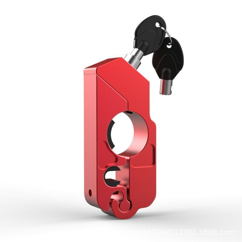 Мотоциклетный модифицированный руль, противоугонный замок, замок для руля электрического велосипеда, алюминиевый противоугонный замок для руля