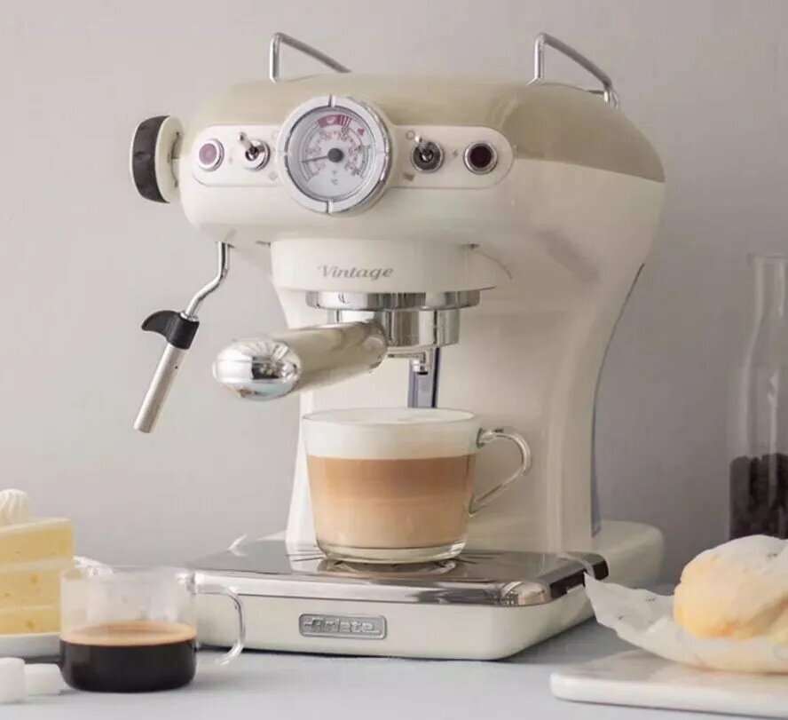 Ariete Кофеварка рожковая E146, бежевый