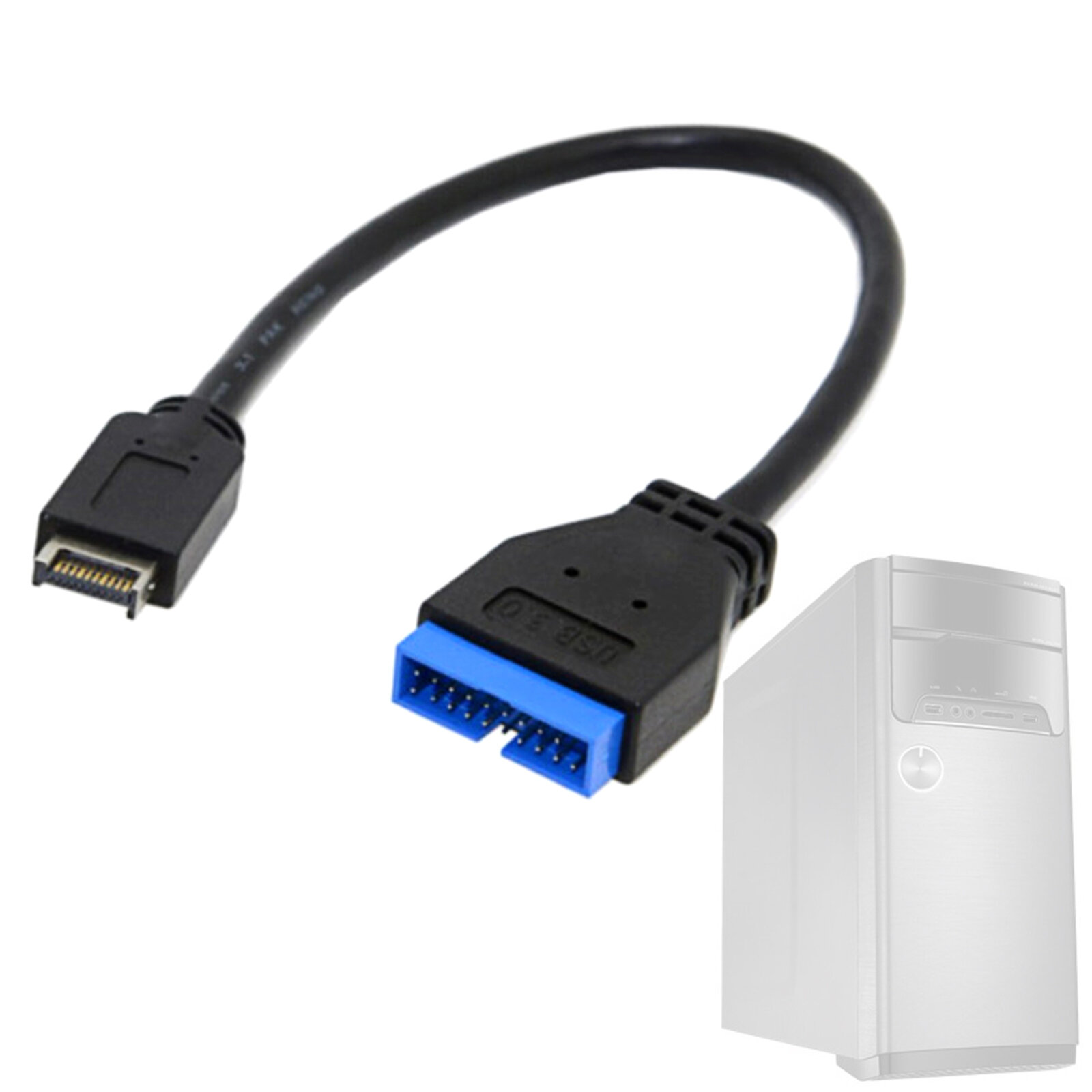 Сменный кабель-удлинитель USB 3.1 с 20-контактным разъемом Female to 3.0 Male