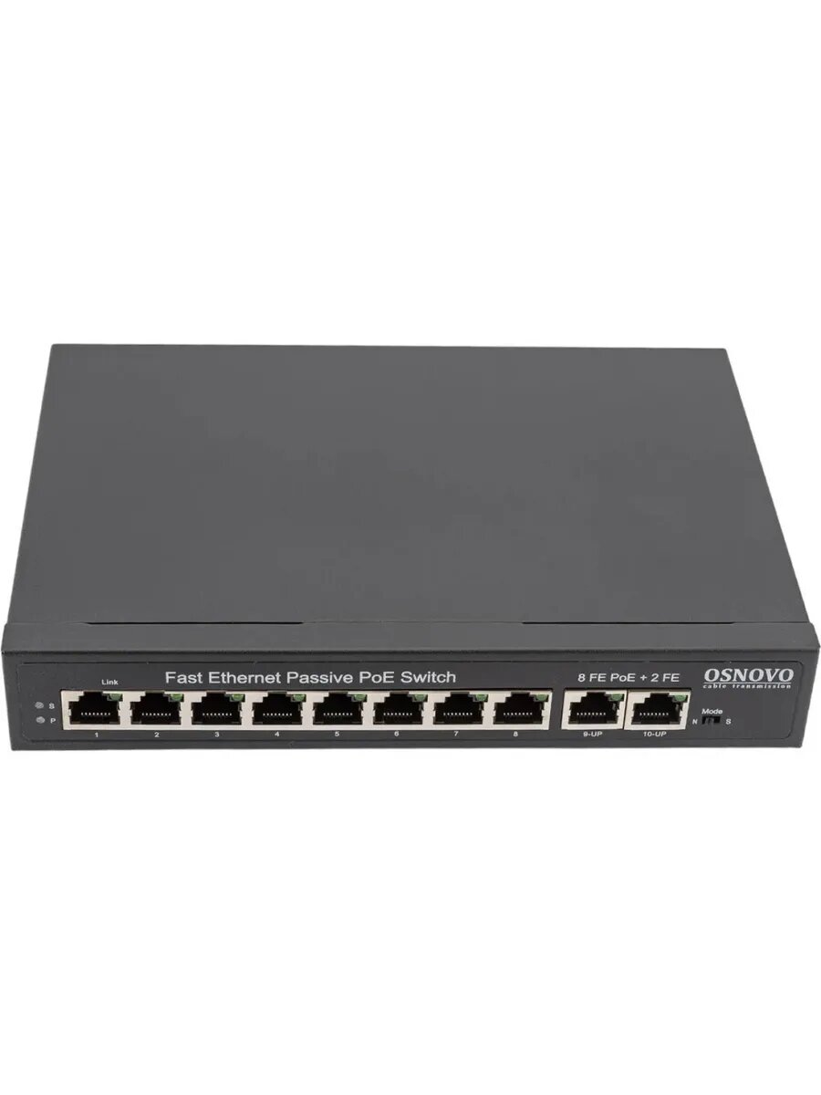 Коммутатор SW-21000/A 120W PassivePoE FastEthernet 10 портов