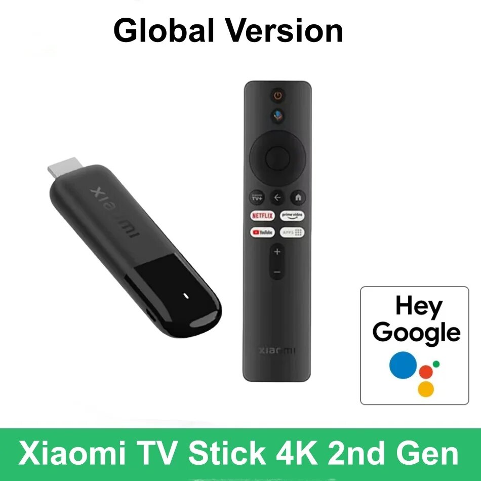 Xiaomi Mi TV Stick 4K 2-го поколения черный Add Black Cover