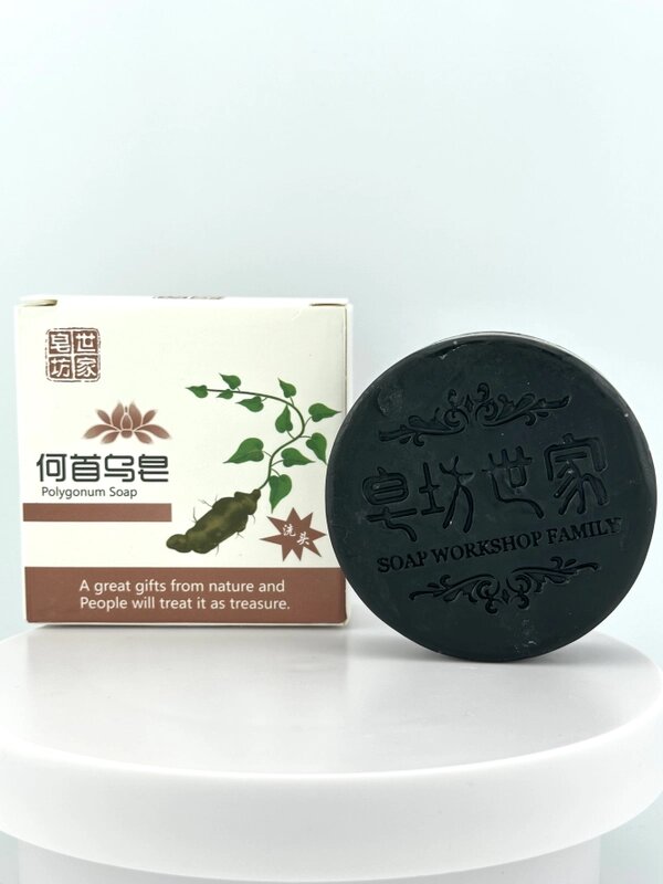 Твердый шампунь для волос от выпадения и роста волос от перхоти и седины