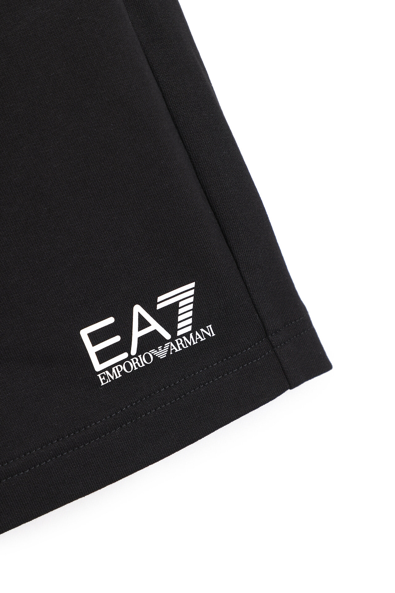 Шорты спортивные EA7 EMPORIO ARMANI, размер M, черный — фото 1