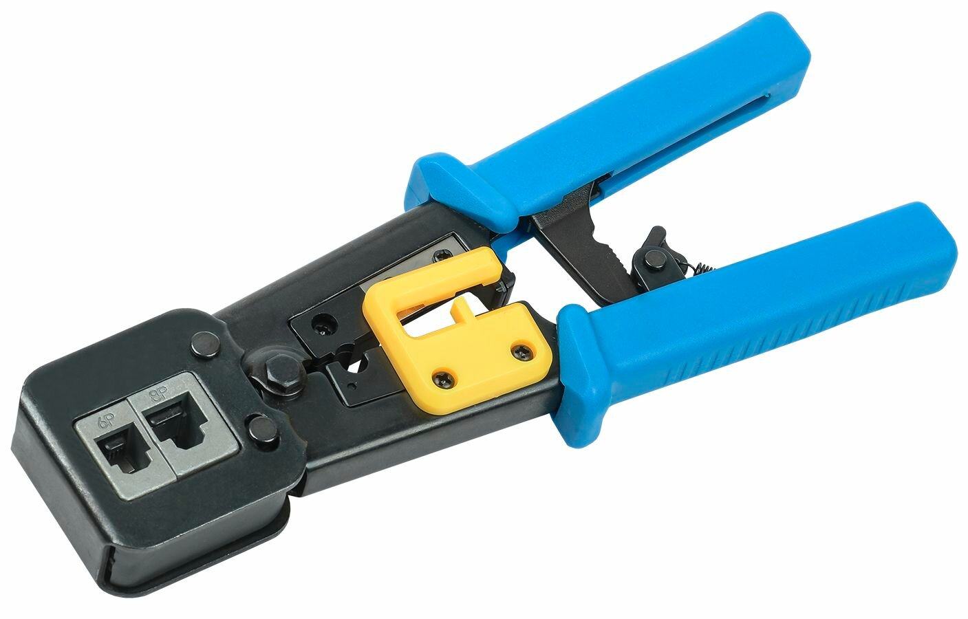 Инструмент обжимной ITK для разъемов RJ-45 и RJ-12, с храповым механизмом