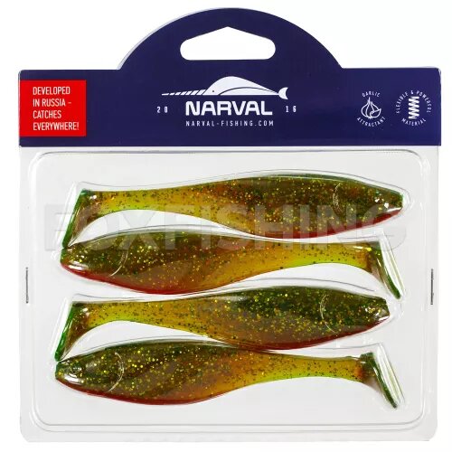 Силиконовая приманка Narval Commander Shad 12cm #005 4шт.