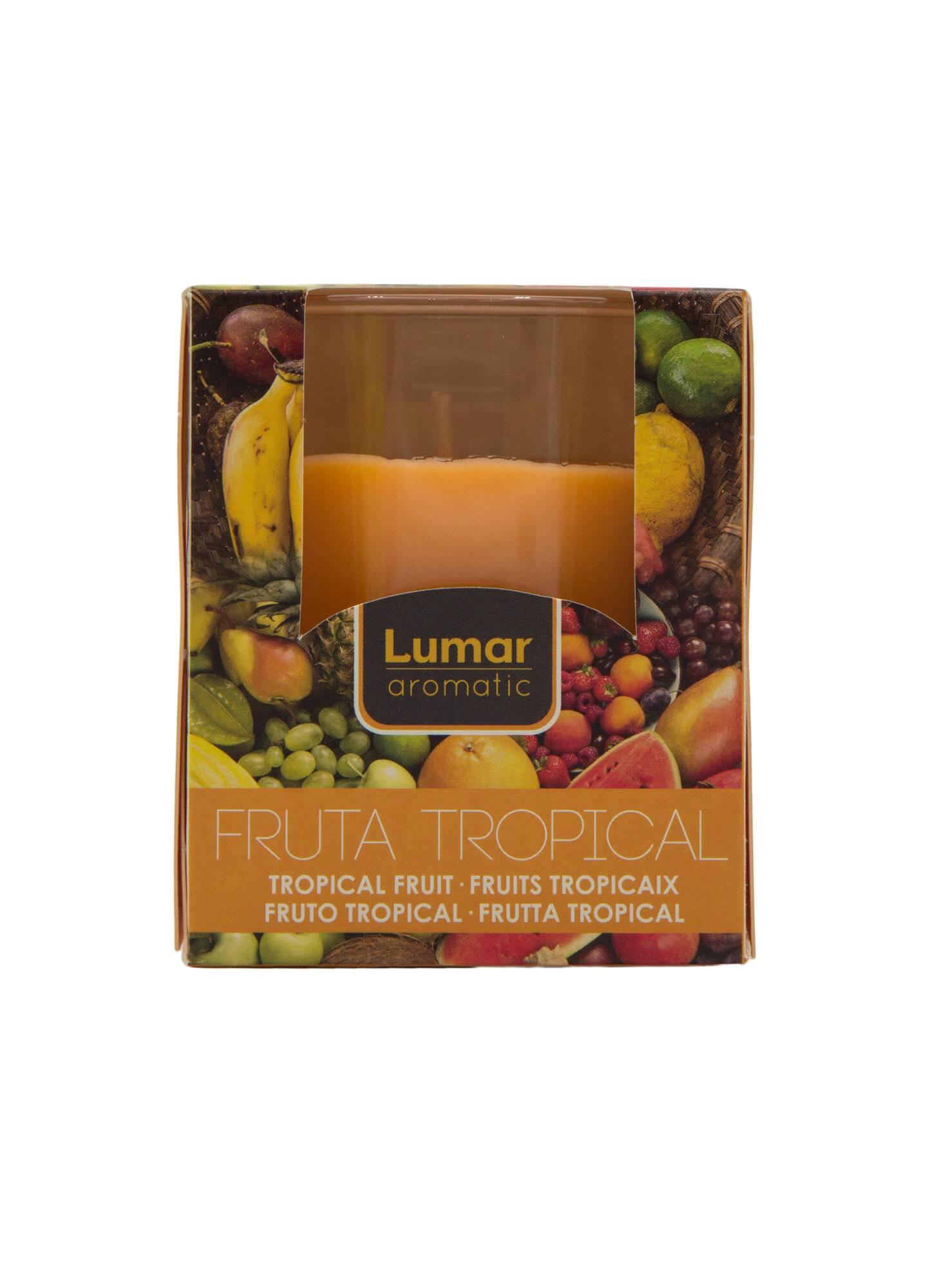 LUMAR Арома-свеча Fruta Tropical 125g