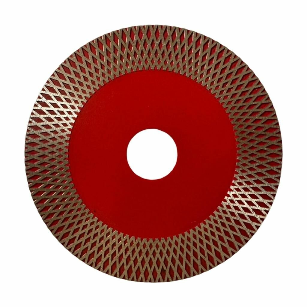 Универсальное алмазное режущее лезвие для керамической плитки-115 красное сетчатое гофрированное режущее лезвие