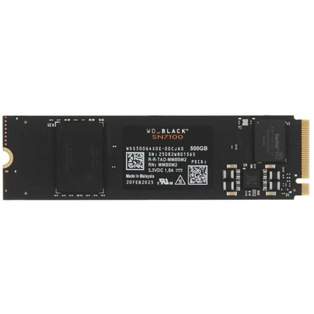 SSD диск Western Digital WDS500G4X0E, 500 ГБ M.2