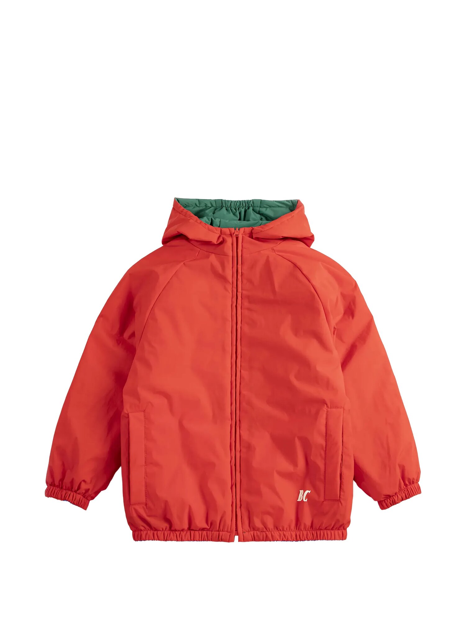 Пальто BOBO CHOSES Hooded reversible coat, размер 110, синий — фото 1