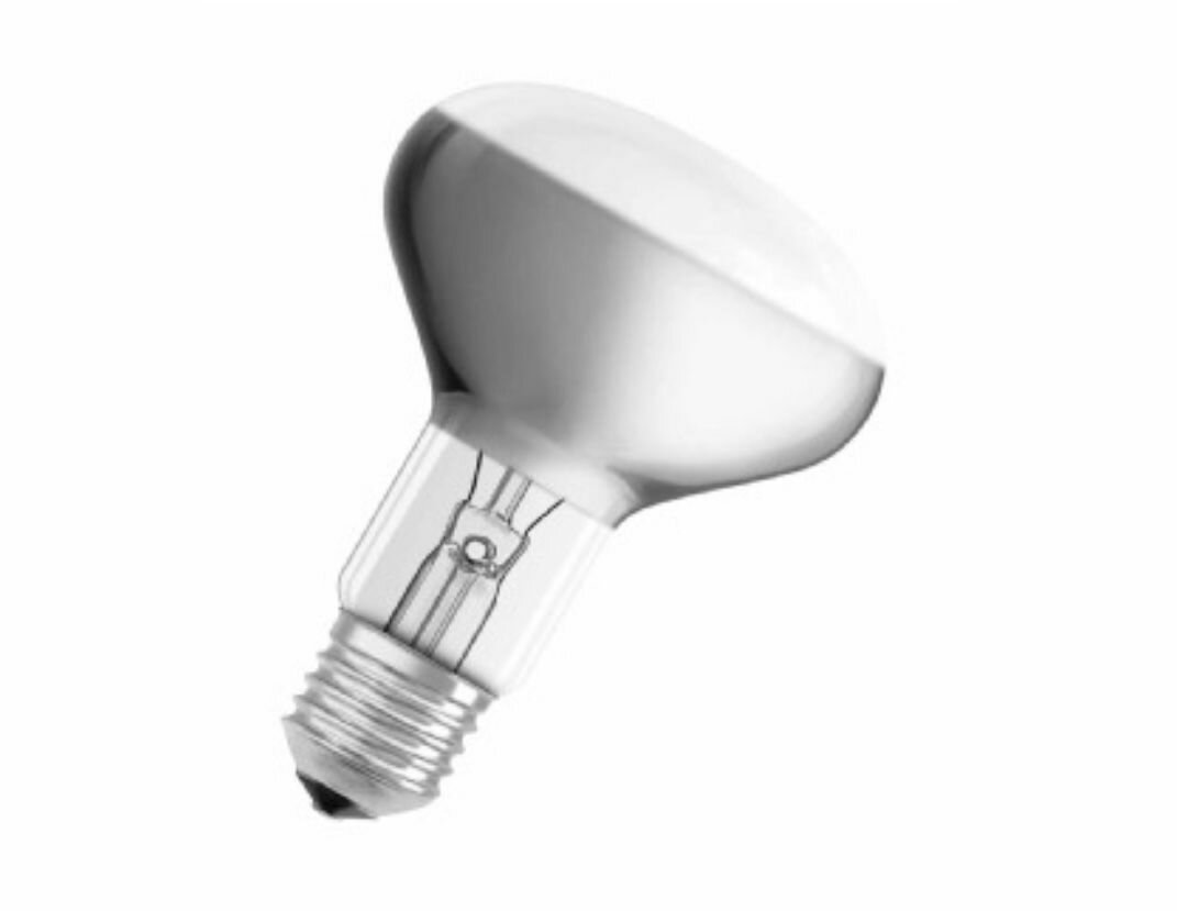 Osram Лампочка R80 E27 100w Spot 80(градусов) накаливания( 2 штуки в комплекте)