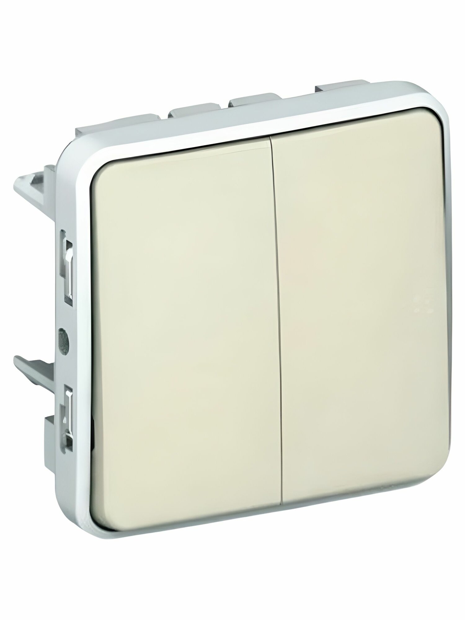Legrand Plexo Мех Переключатель 2-клавишный белый IP55