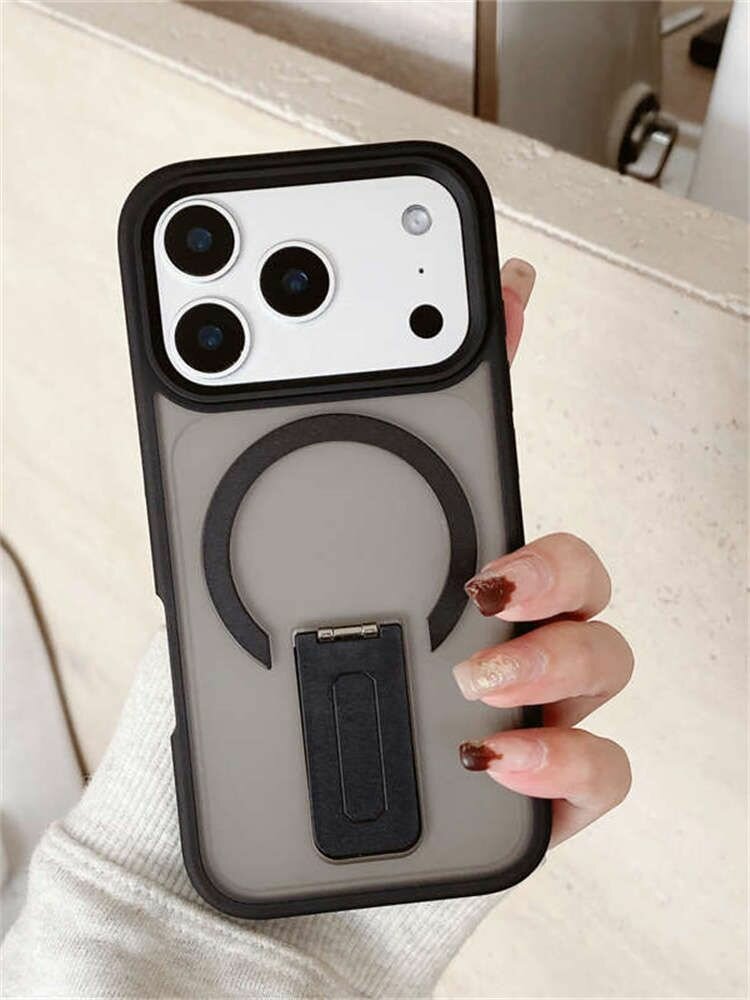 Чехол на iPhone 17 Pro Max (Айфон 17 Про Макс), Magsafe с подставкой,