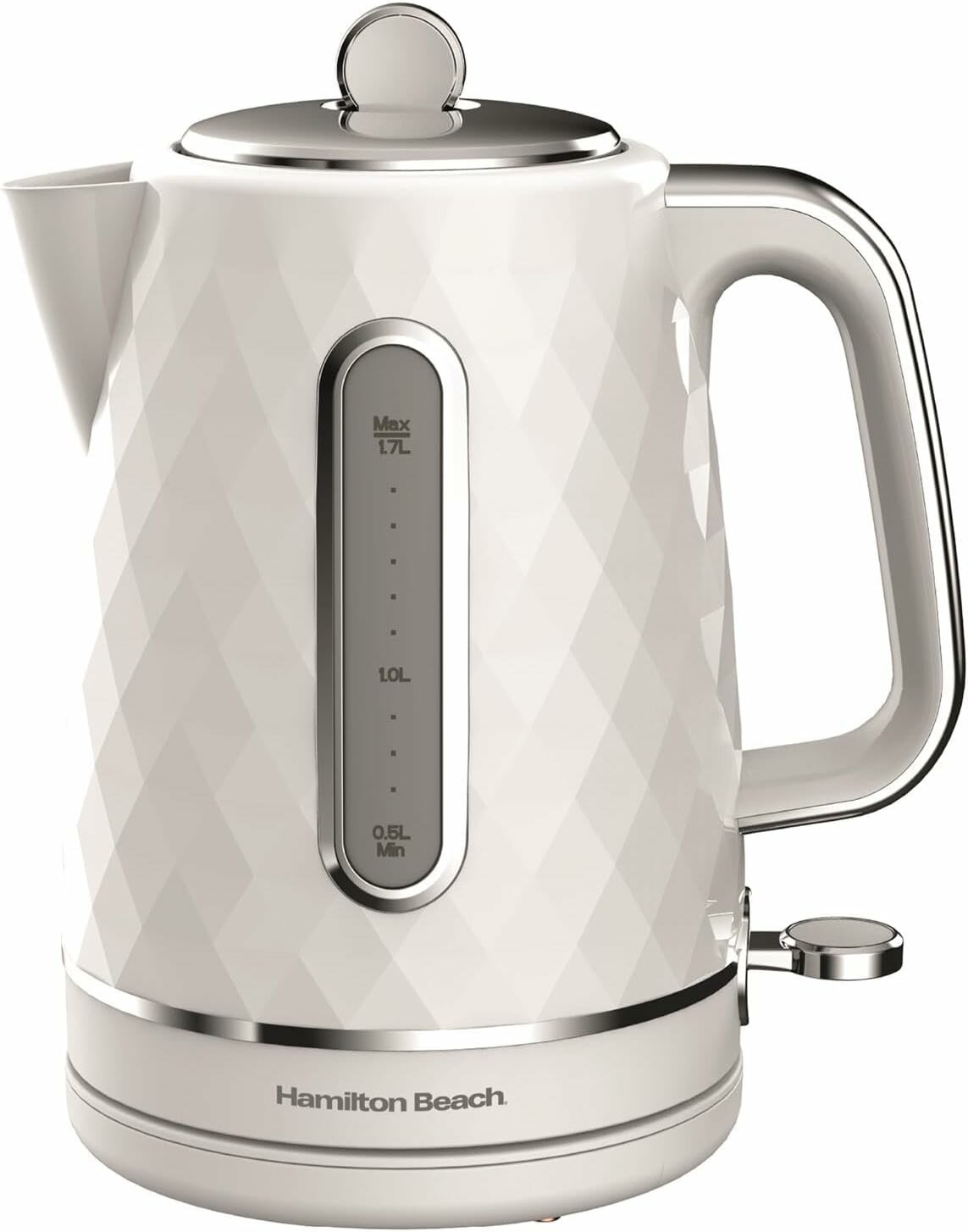 Электрический чайник Hamilton Beach Electric Kettle, Diamond, 1,7 л, 3000W - White