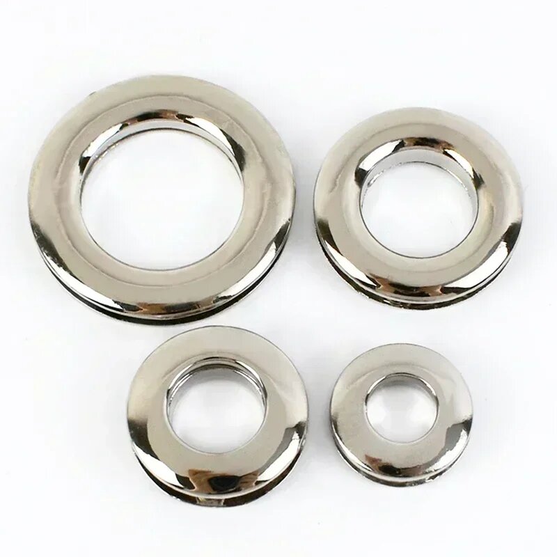 Металлические люверсы для сумки Meetee 10 шт. Серебряный, 25mm, Silver