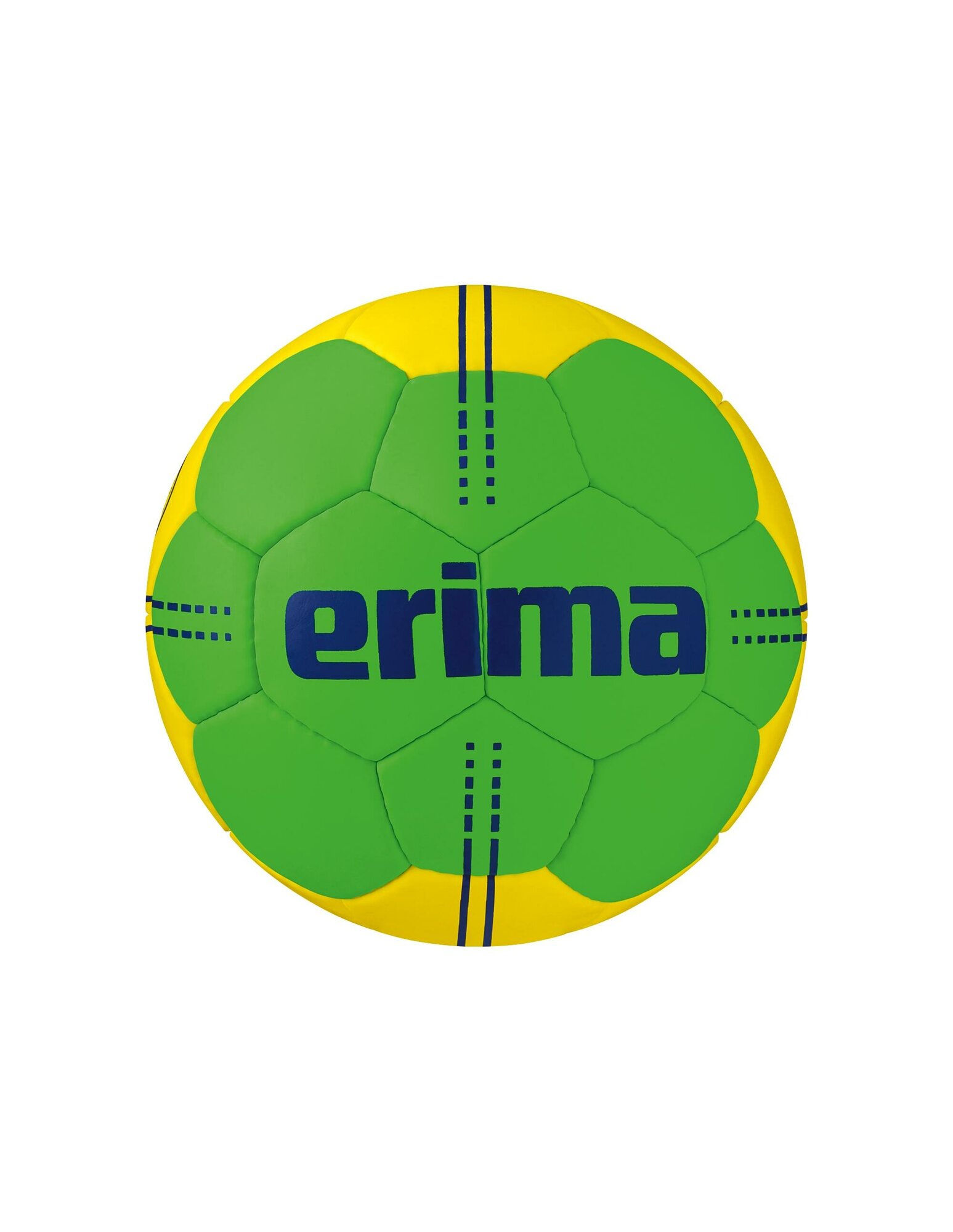 Гандбольный мяч Decathlon Erima Pure Grip, размер 2, зеленый/желтый