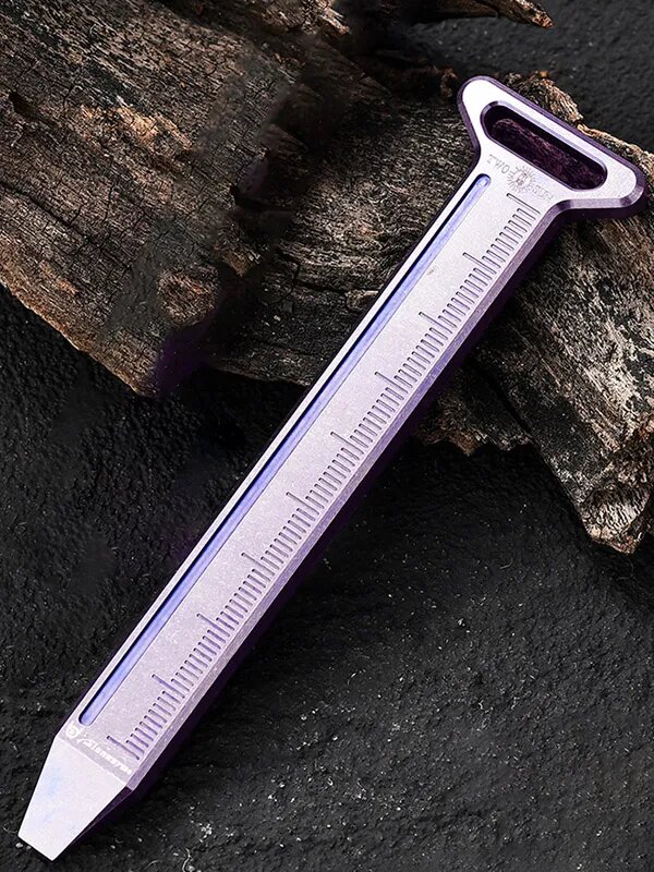 Ломик EDC из титанового сплава, многофункциональные весы, сине-фиолетовый