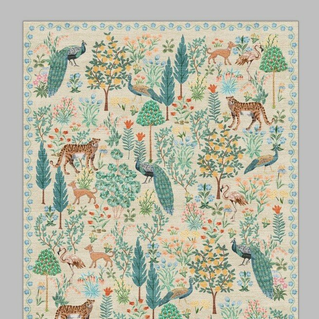 Роскошный ковер из полиэстера с анималистическим принтом, бархатный ковер, 40*60 см.