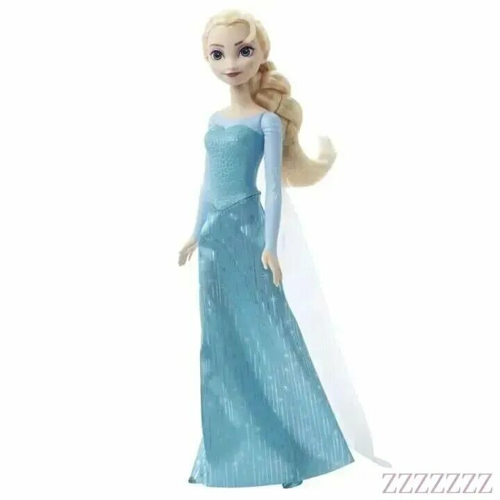 Кукла Disney Frozen Эльза из Холодного сердца - королева с подвижными конечностями и роскошной косой, тканевый наряд