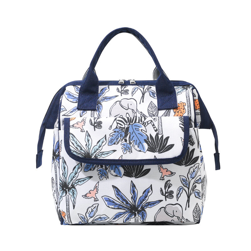 Сумка для мам для прогулок, многофункциональная сумка для мам, маленькая сумка из оксфордской ткани с цветными блоками, товары для малышей, рюкзак для бутылочек.