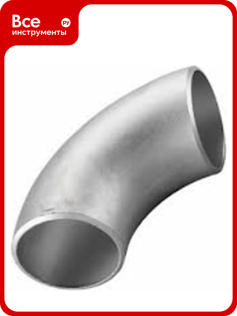 Стальной отвод металлсервис крутоизогнутый оцинкованный дн57x3 (ду50) безшовный под приварку гост 17375-2001 1211441