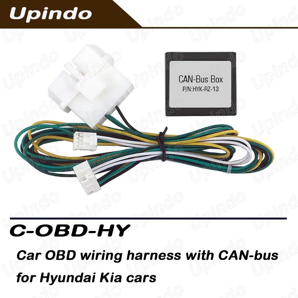 Автомобильный Кабель OBD с адаптером CAN-Bus, жгут проводов, разъем для Hyundai, KIA, Ford, GM C-OBD-HY