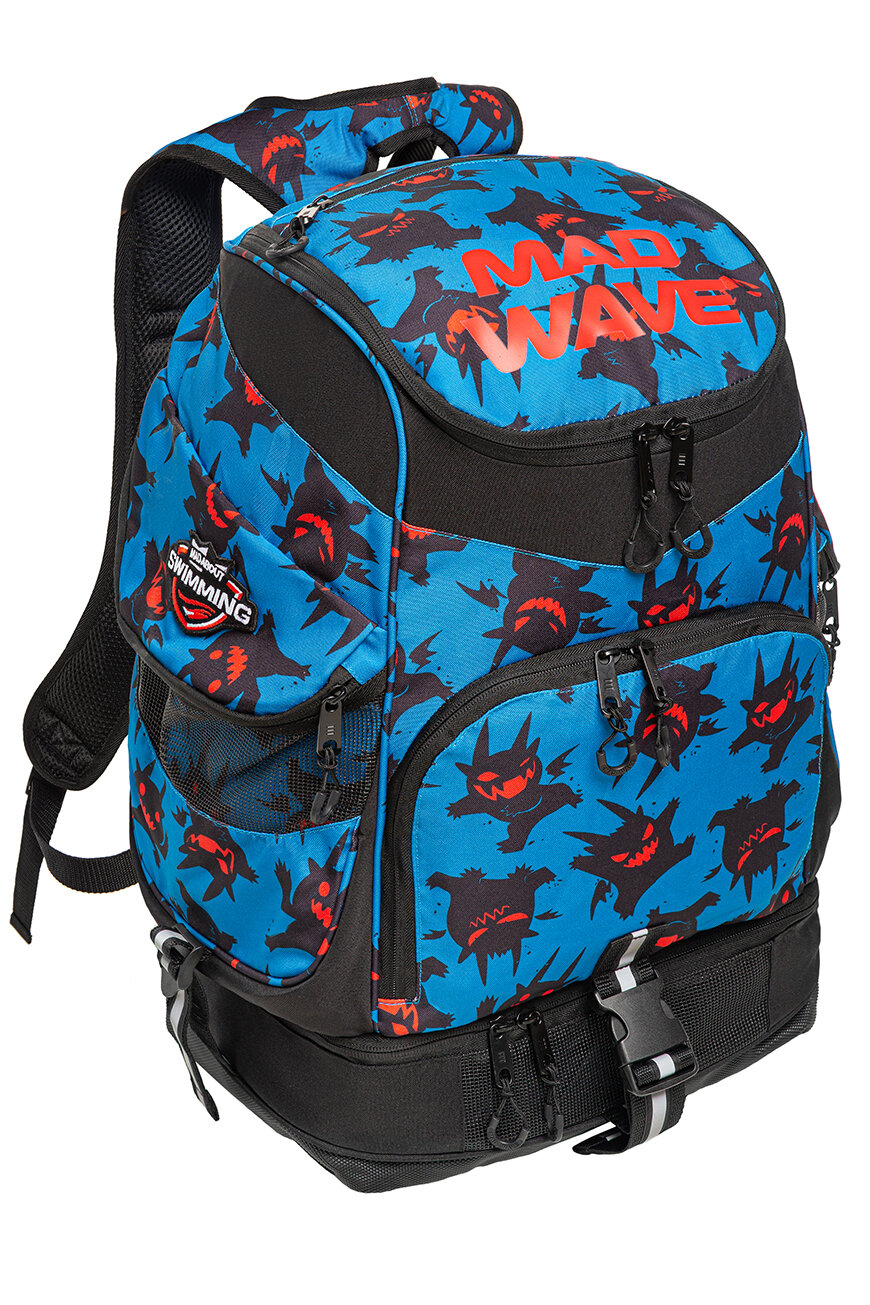 Рюкзак MAD WAVE Mad Team, размер 52x33x24см (36л), цвет темно-синий, с рисунком
