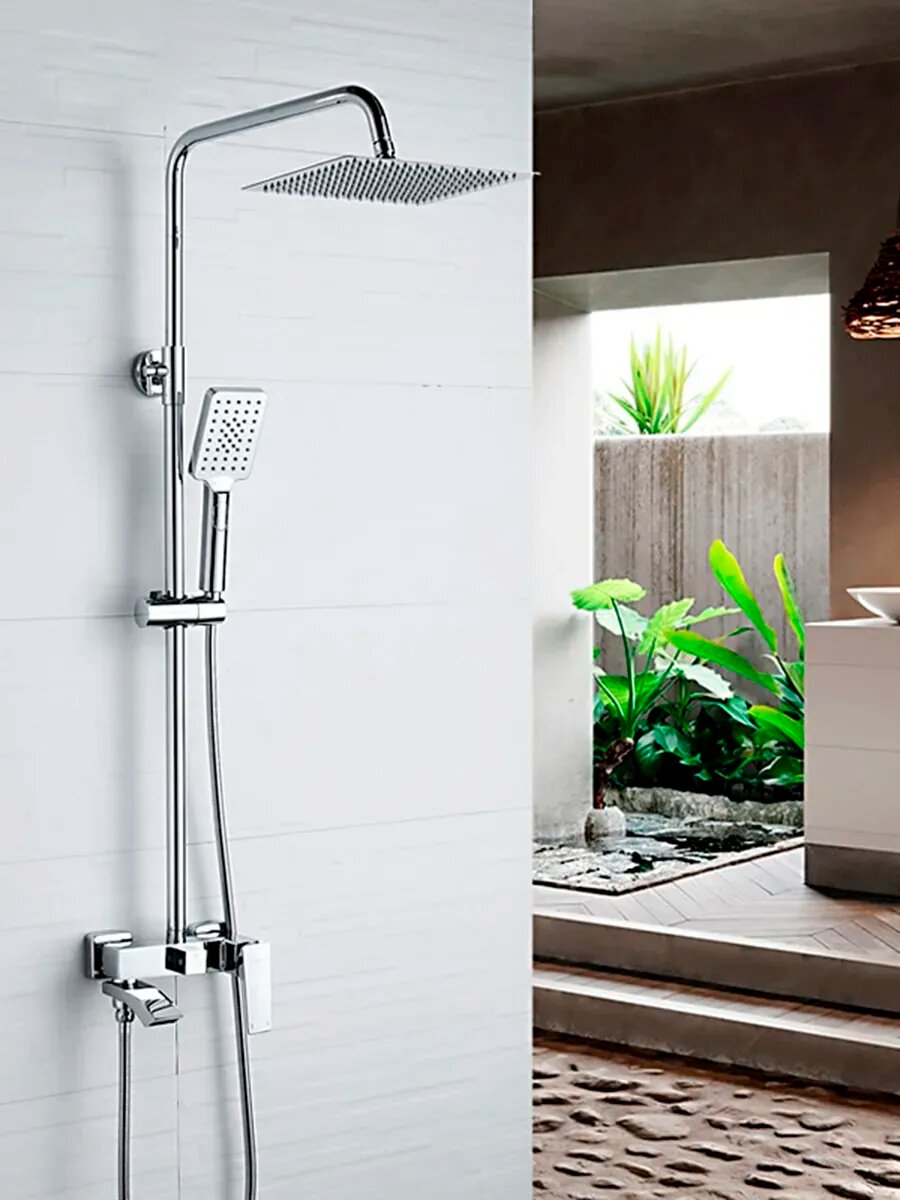 Душевая система с тропическим душем и смесителем L2478