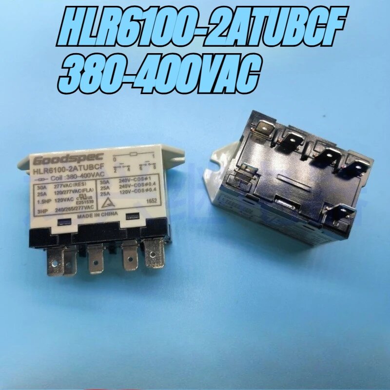 Реле питания HLR6100-2ATUBCF 380-400В 4 контакта