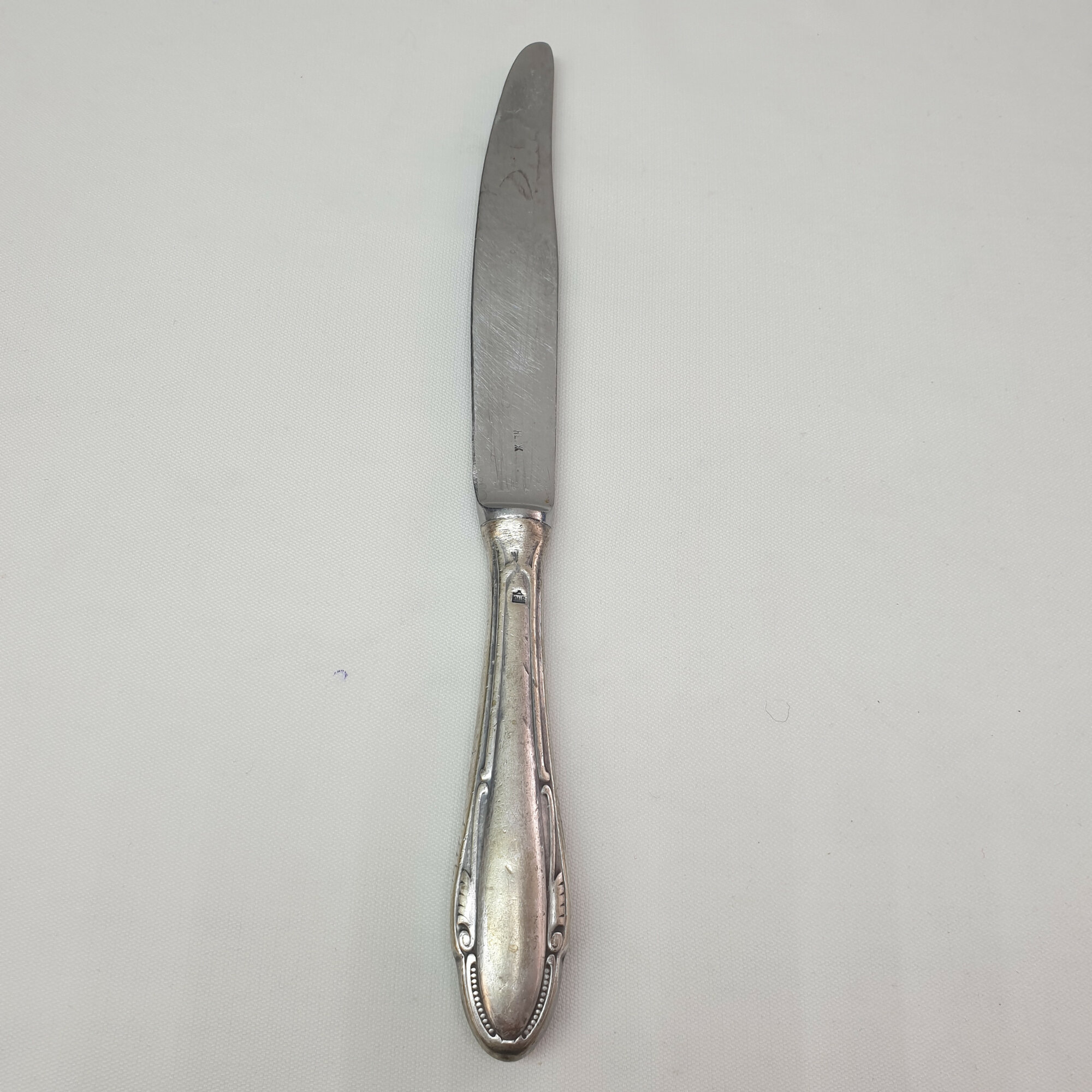 Нож столовый, Киев, мельхиор. СССР