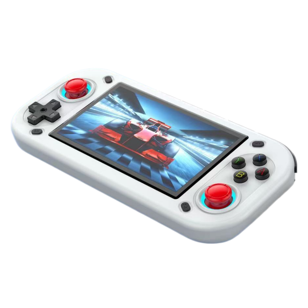 Игровая приставка R43S, портативная, 4,3", 20 игр, 2 джойстика, RGB-подсветка, 64ГБ