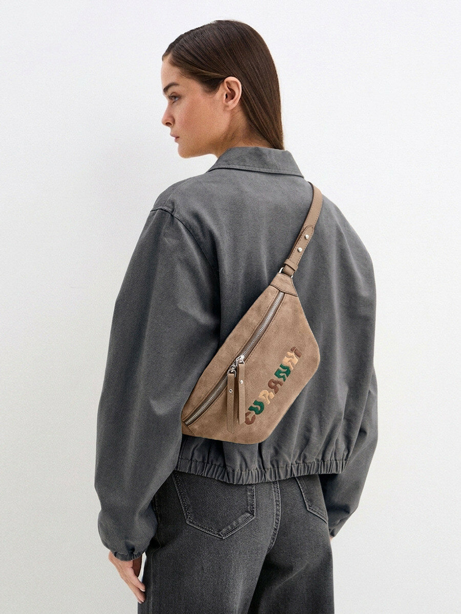 CURANNI 2593 Cu замша какао/curanni (100086) из натуральной кожи