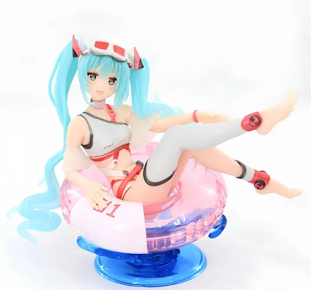 Фигурка Мику Хацунэ в спасательном круге / Miku Hatsune Aqua Float Girls (11см, пакет)